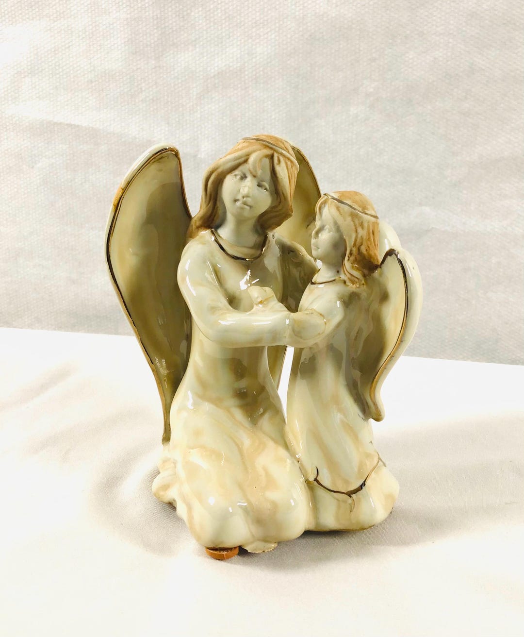 Russ Mother and Daughter Angels Figurine - Etsy