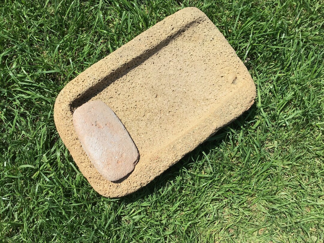 Native American Mealing Stone Large Metate and Mano Pair - Etsy