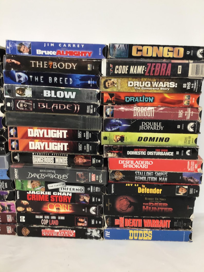 VHS VCR Movie Tapes - Etsy