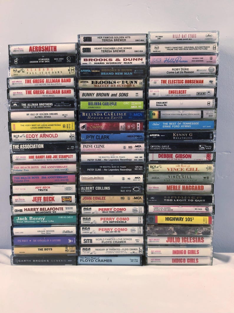 Cassette Tapes A-I - Etsy