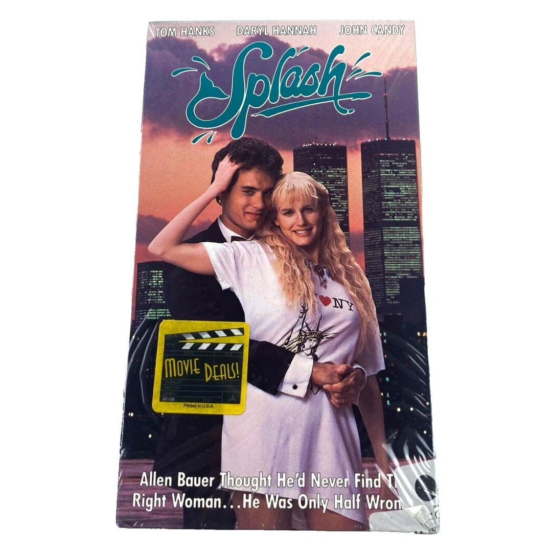 Factory Sealed Splash (VHS, 1996) Tom Hanks,daryl Hannah,john Candy ...