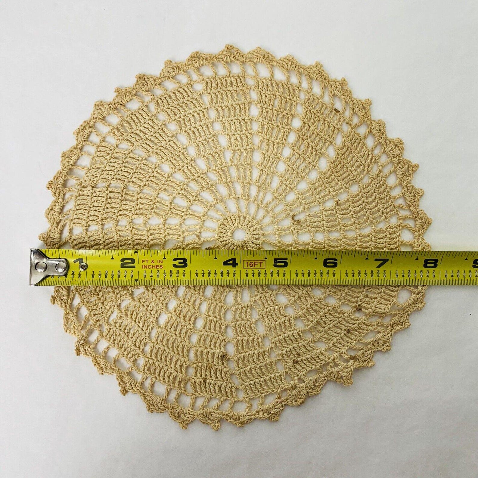Vintage Doily Doilies Lot Crochet Ecru Round and Oblong Table Decor ...