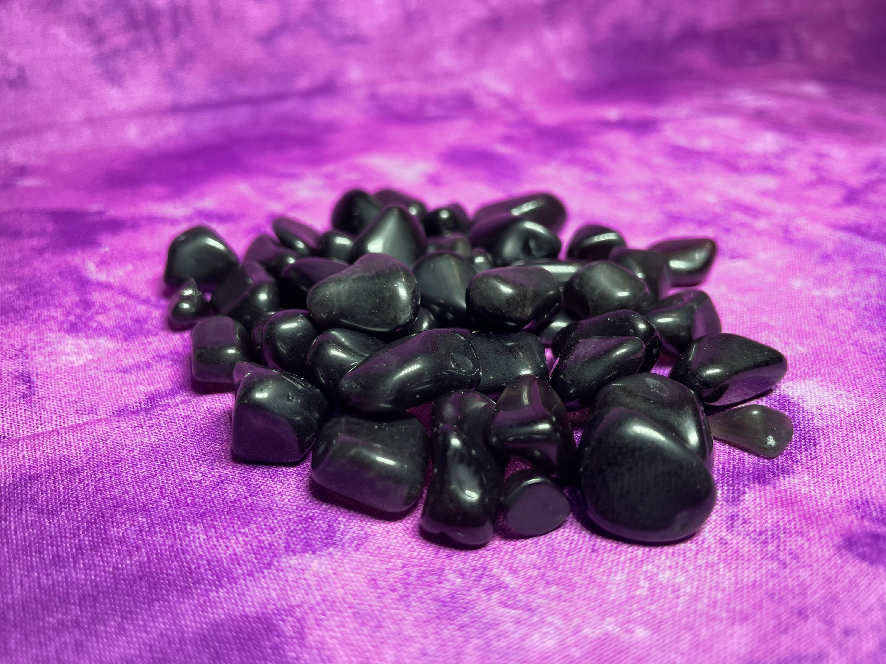 Tumbled Obsidian - Etsy