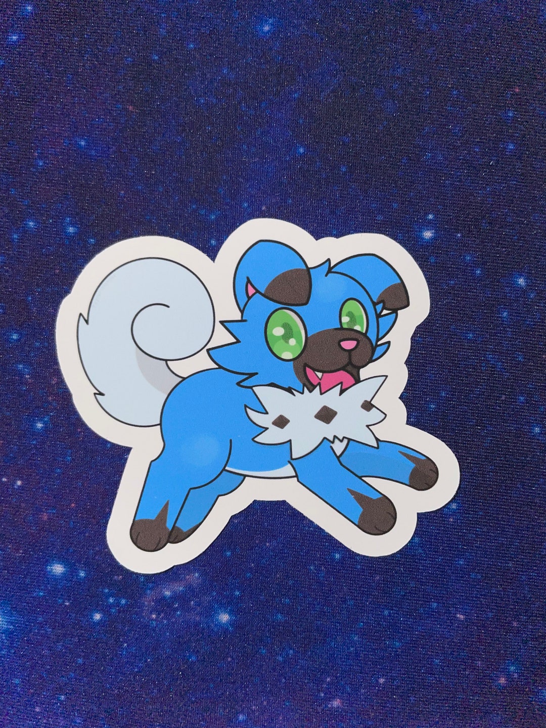 Shiny Rockruff Sticker on Matte Sticker Paper - Etsy