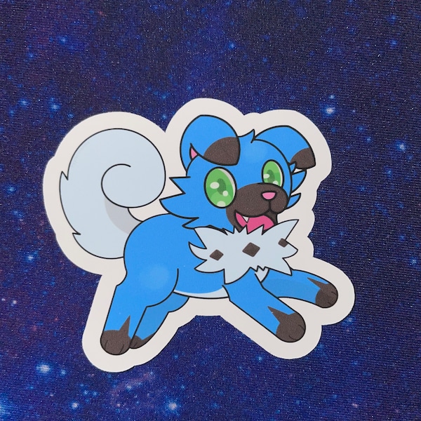 Shiny Rockruff Sticker - Etsy