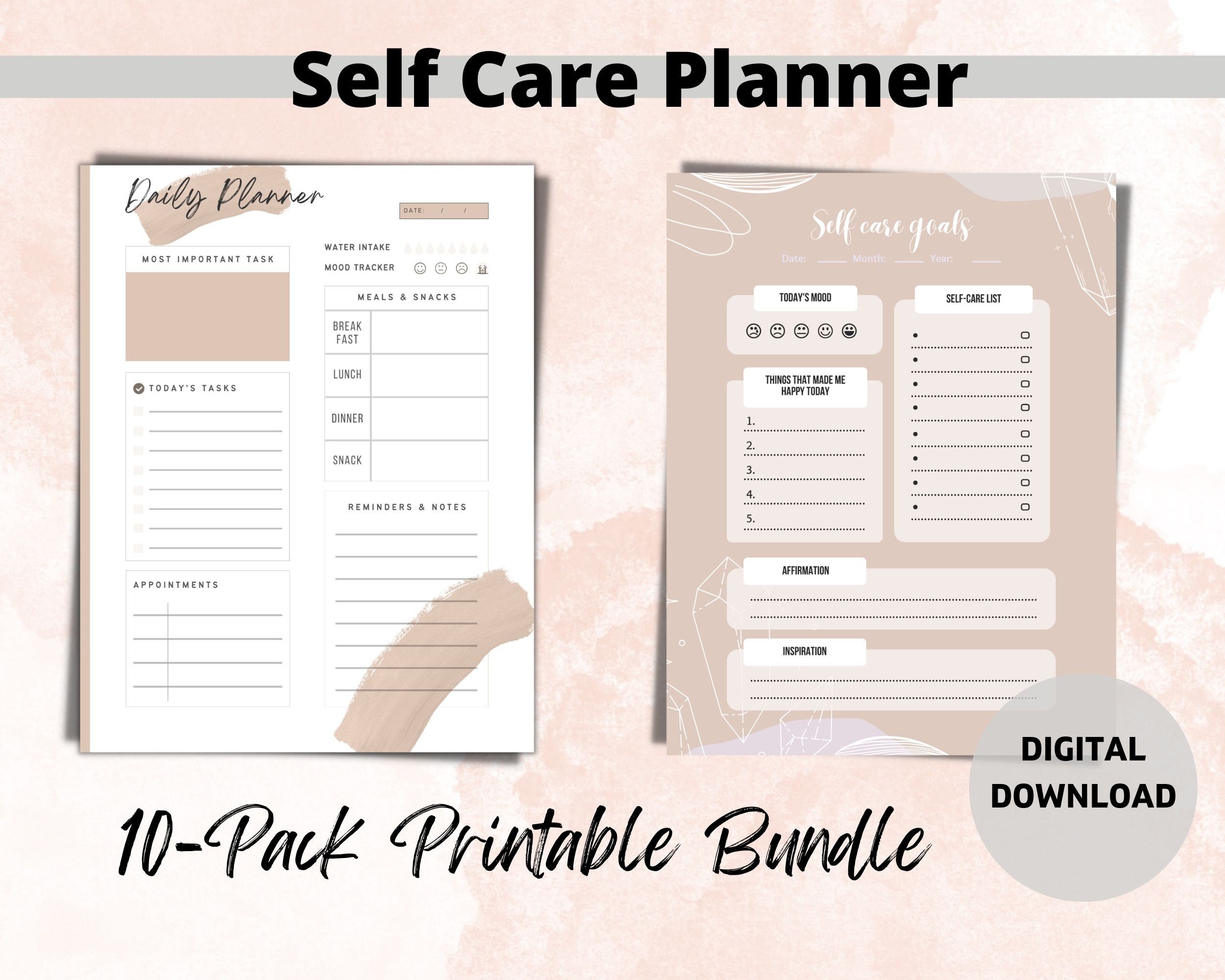 PRINTABLE DAILY PLANNER | to Do List | Printable Productivity Day ...