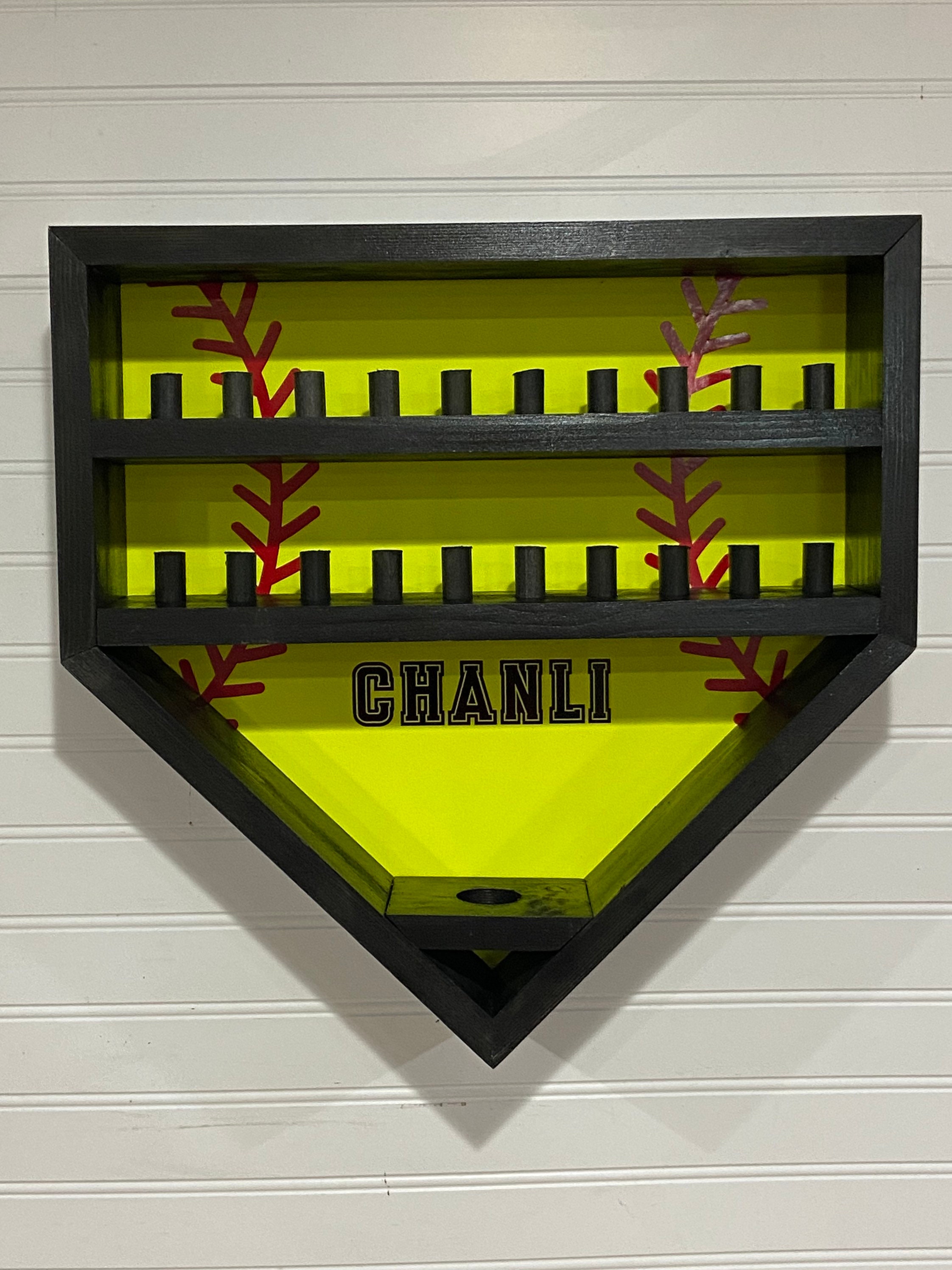 Customized Baseball/softball Home Plate Ring Display - Etsy