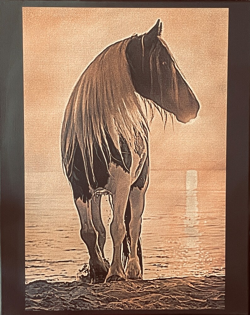 Laser Engraved Canvas Painting - Etsy