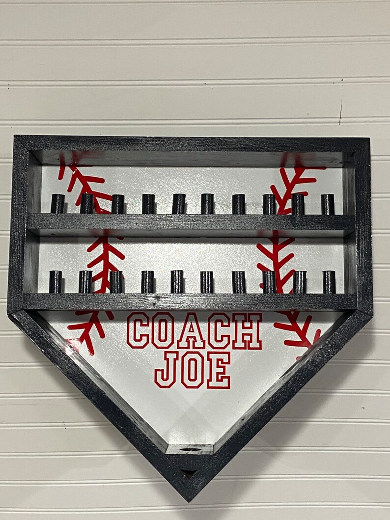 Customized Baseball/softball Home Plate Ring Display - Etsy