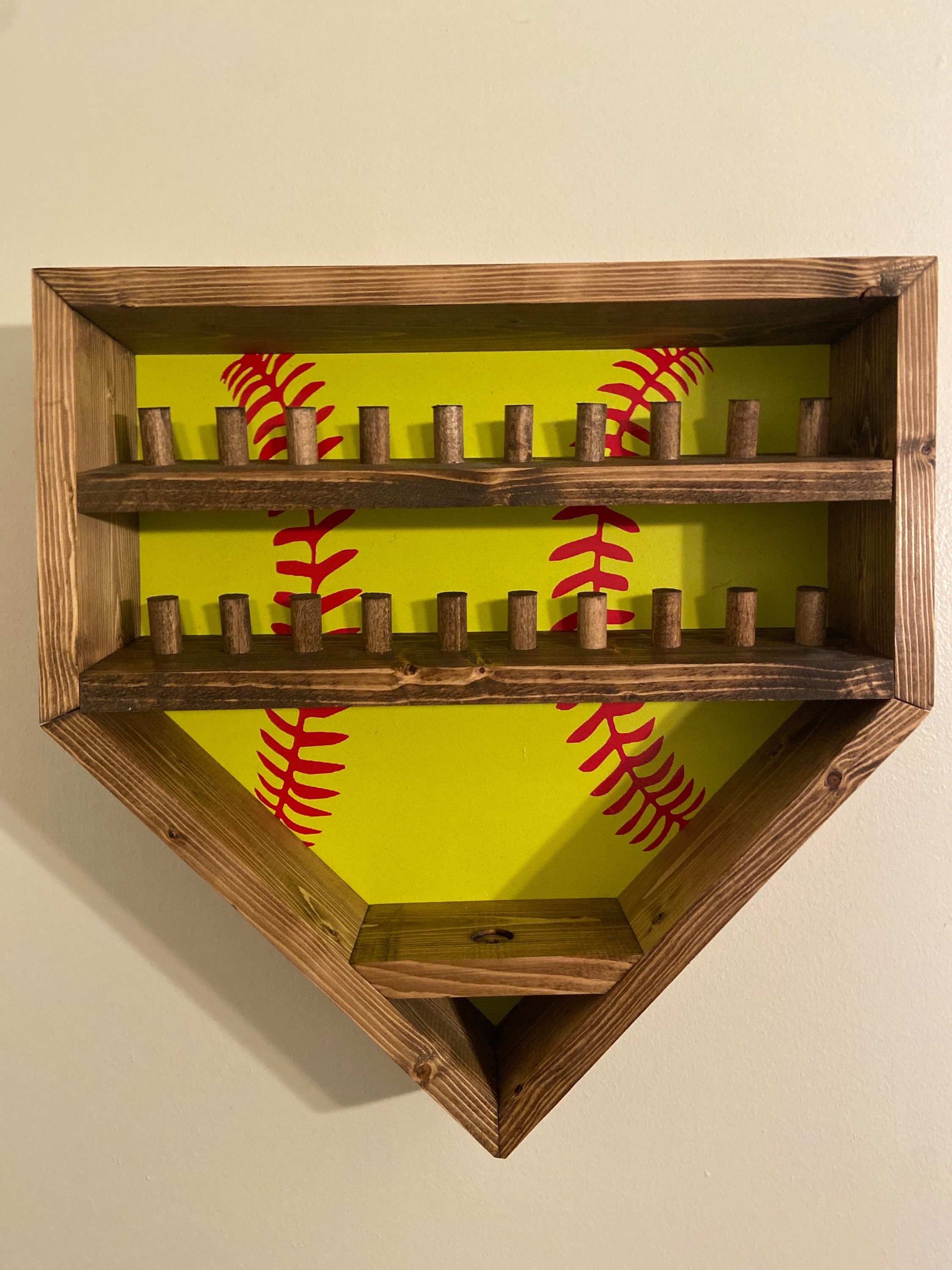 Customized Baseball/softball Home Plate Ring Display - Etsy