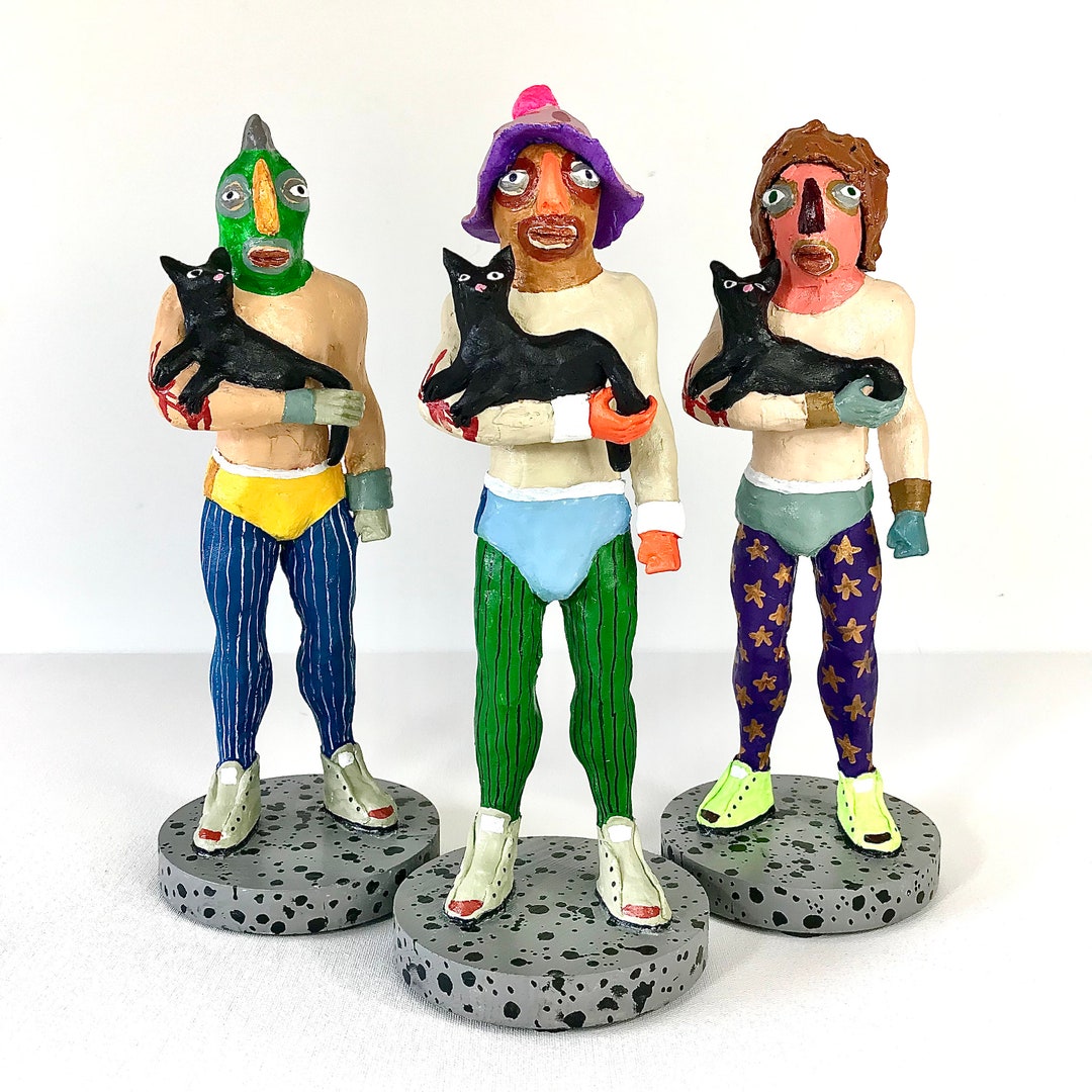 Original Art Objects, Table Top Unique Decor, Handmade Craft, One of a ...