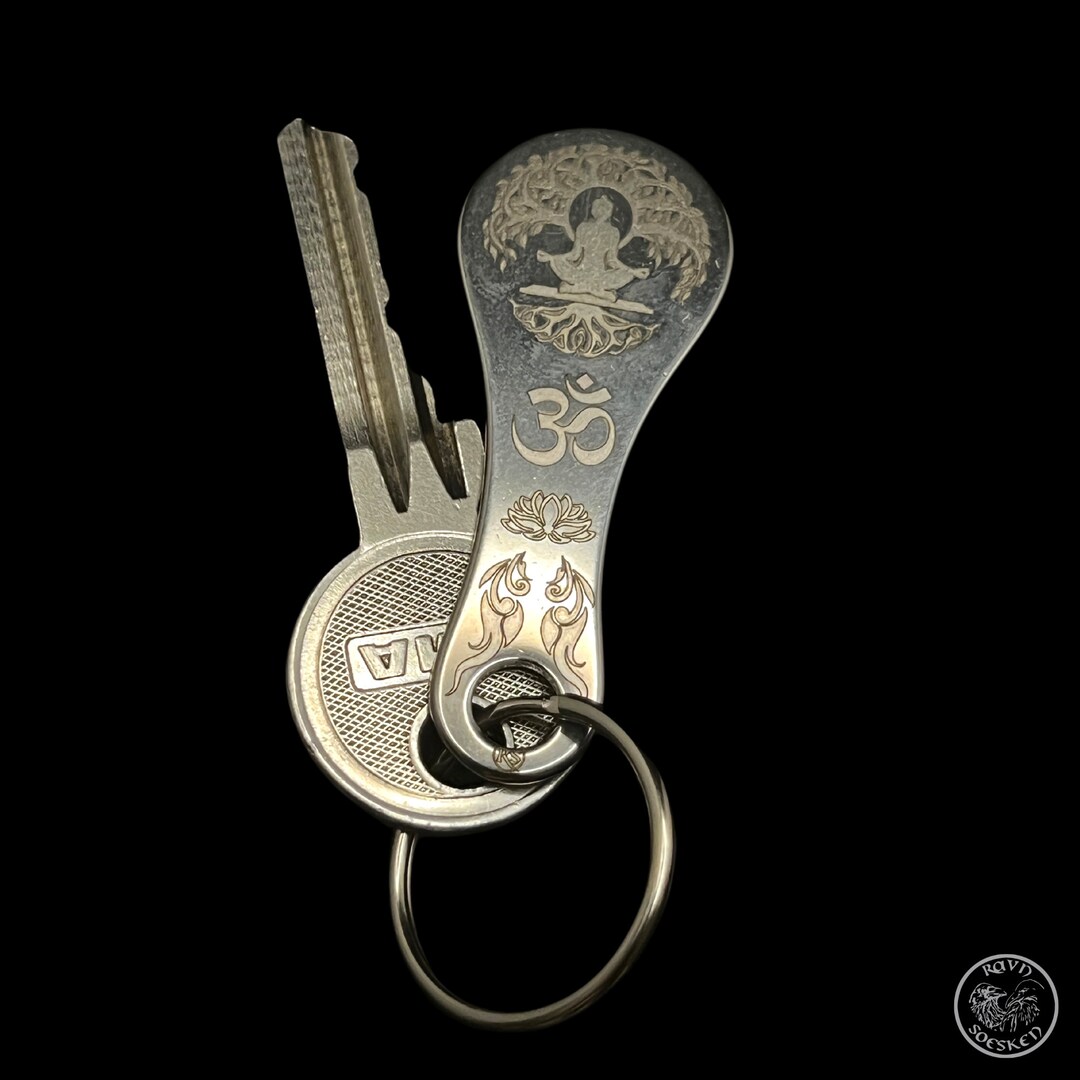 Buddha Keychain Shopping Cart Releaser Souvenir Gift Lucky Charm Loving ...