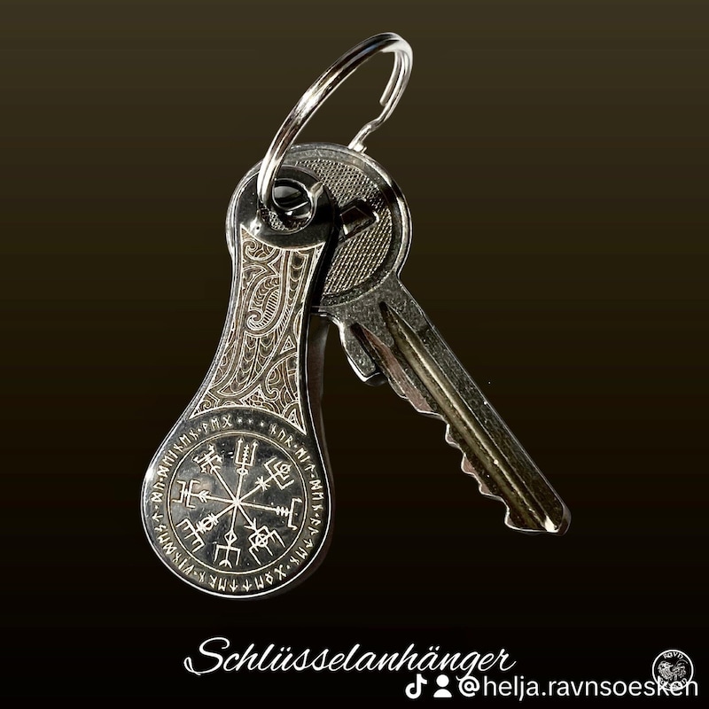 Viking Keychain - Etsy
