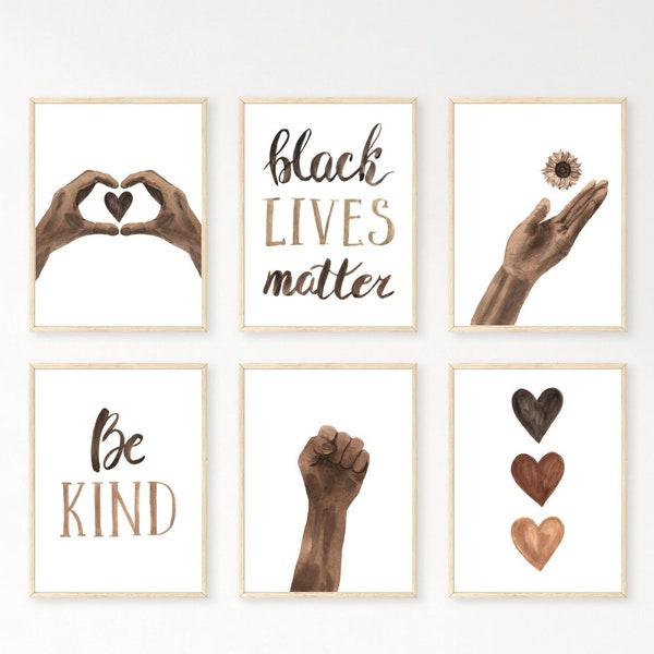 Black Lives Matter Poster - Etsy