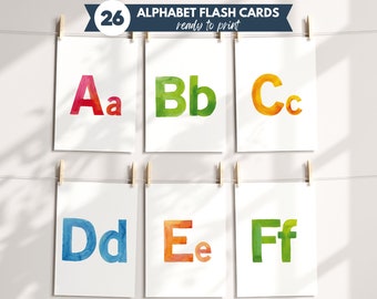 ABC Flash Cards, Educational Cards, Alphabet Flashcards, Learn Abcs ...