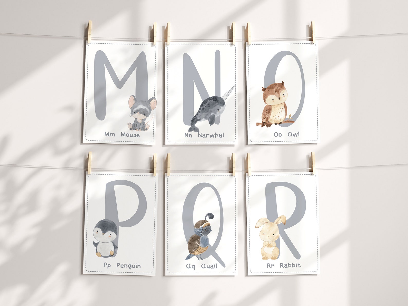Animal ABC Cards Printable Homeschool Printables Preschool - Etsy