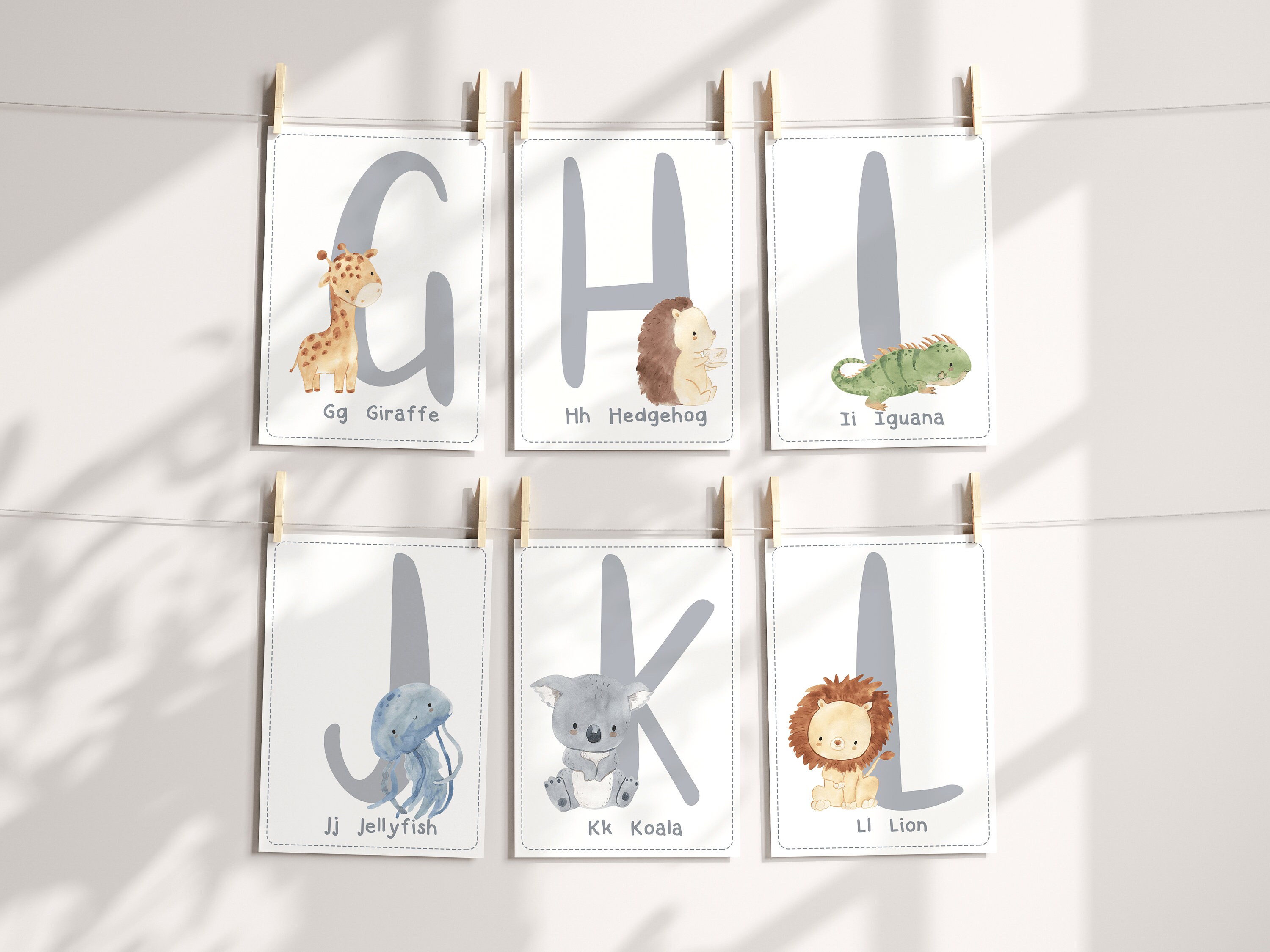 Animal ABC Cards Printable Homeschool Printables Preschool - Etsy