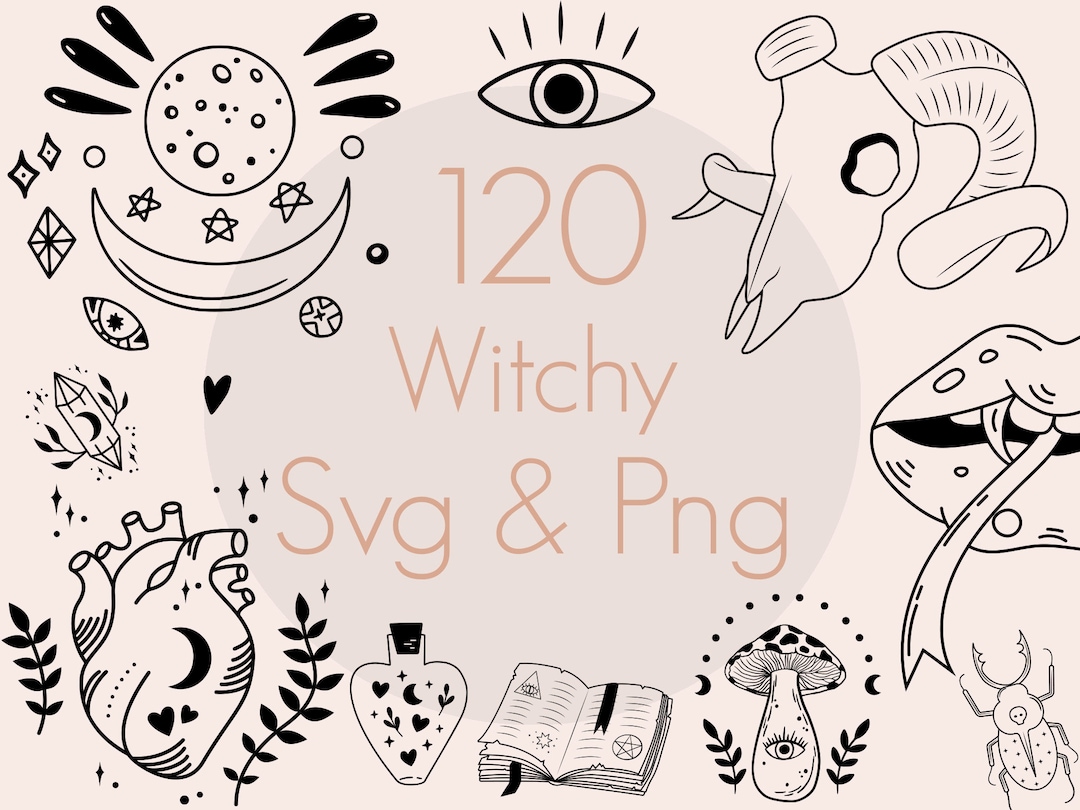 Witchy Svg Bundle | Mystical Svg Bundle | Witchcraft Svg Bundle ...