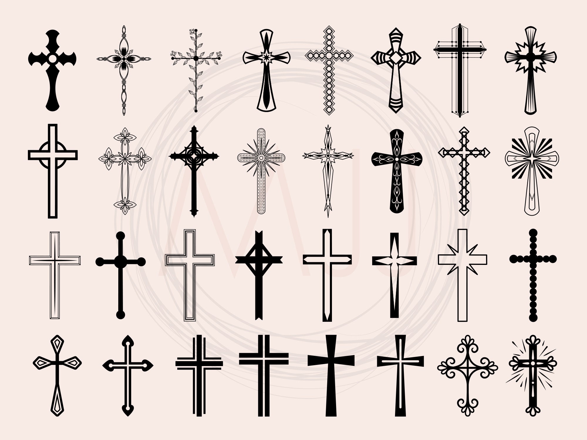 Cross Svg Bundle Christian Svg Bundle Jesus Cross Svg - Etsy