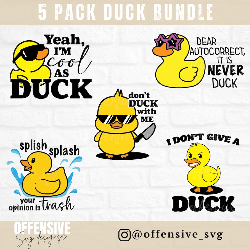 Duck Svg - Etsy