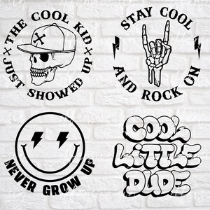 Boys Svg Bundle - Cool Kid Svg - Back to School Svg - Youth Svg ...