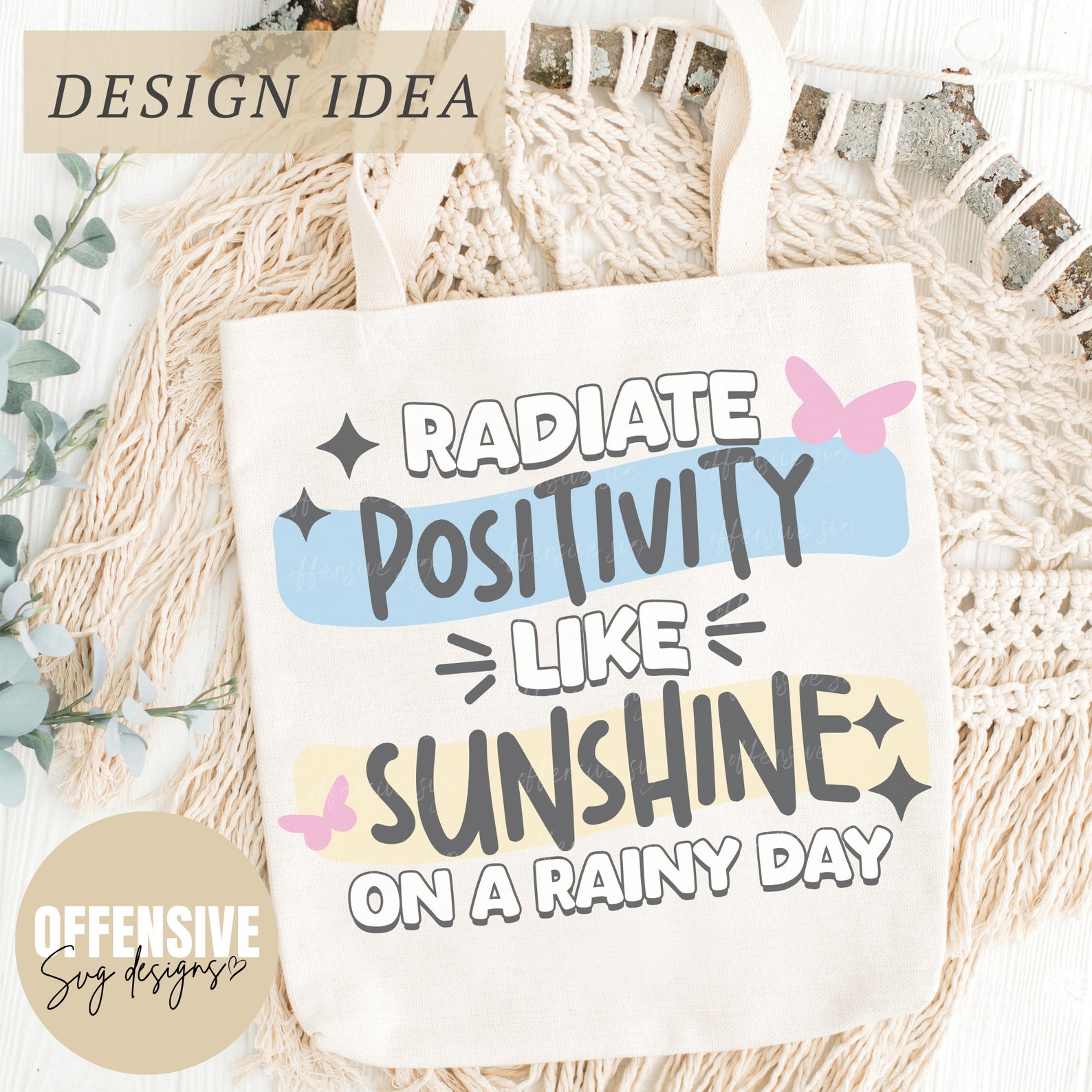 Radiate Positivity SVG, Sunshine on Rainy Day, Self Love (digital ...