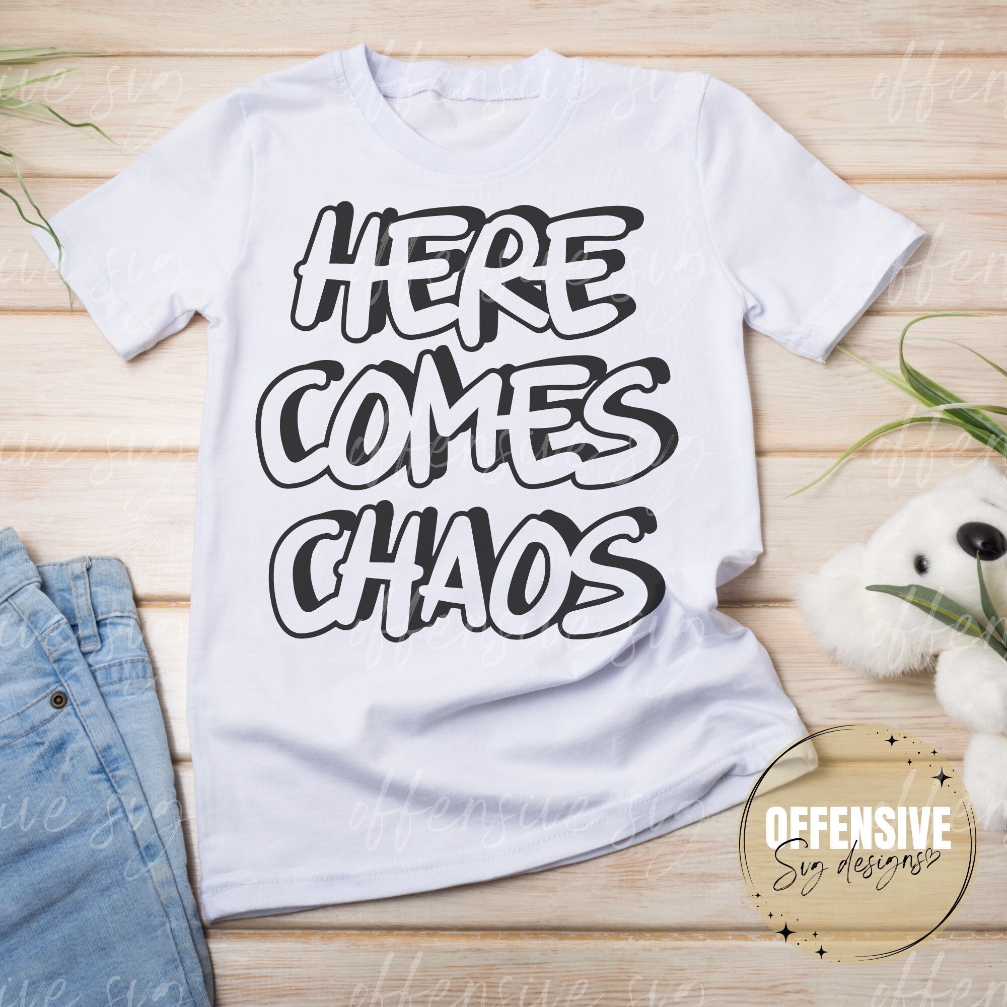 Here Comes Chaos Svg Cool Kid Svg Kids Svg Youth Svg - Etsy