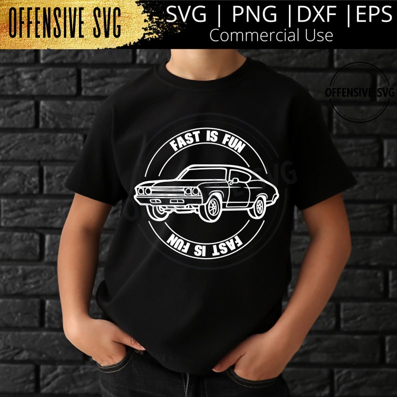 Fast is Fun Svg Boys Svg Kids Svg Youth Svg Toddler - Etsy