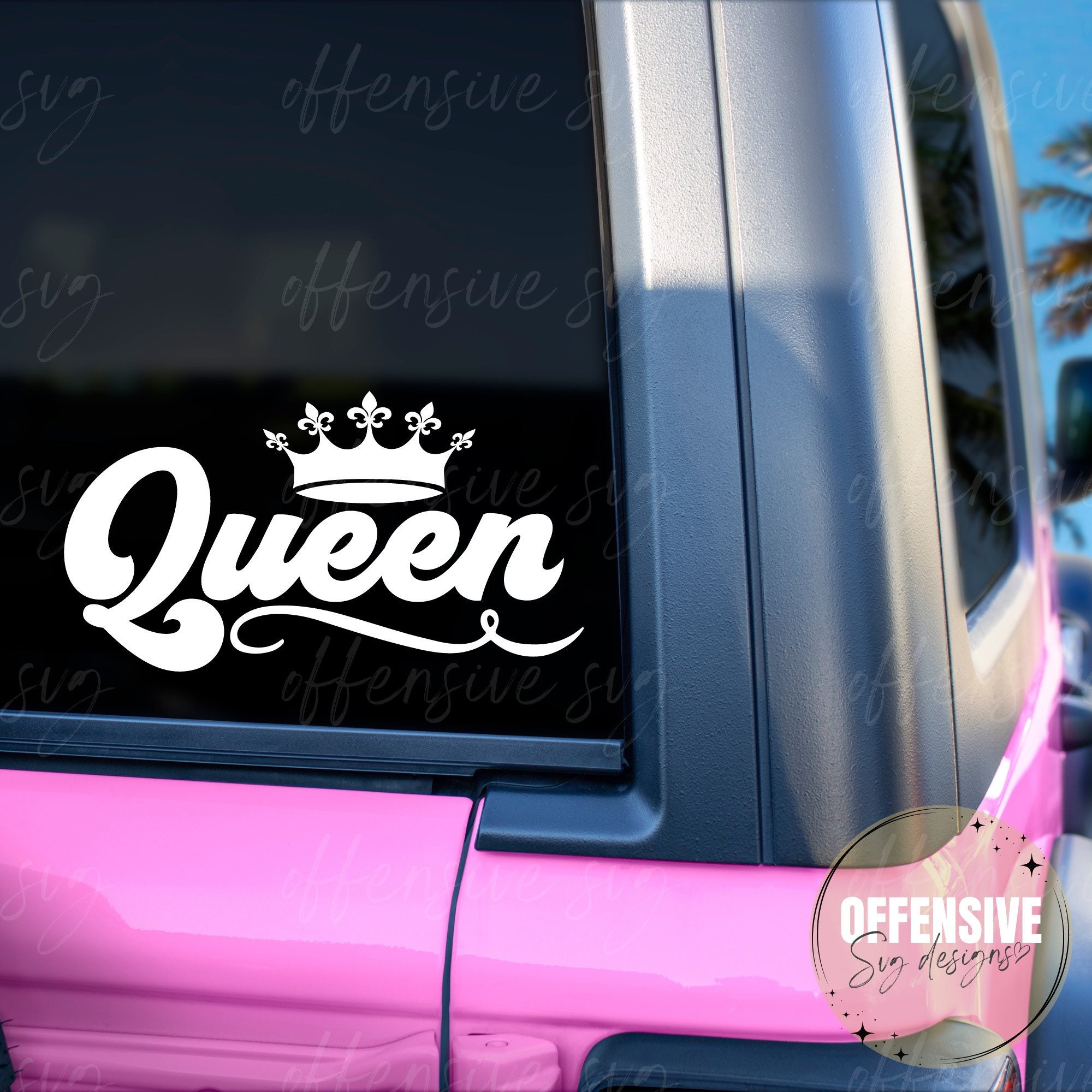 Queen SVG – Crown Graphic, Royal Design (digital Download) - Etsy