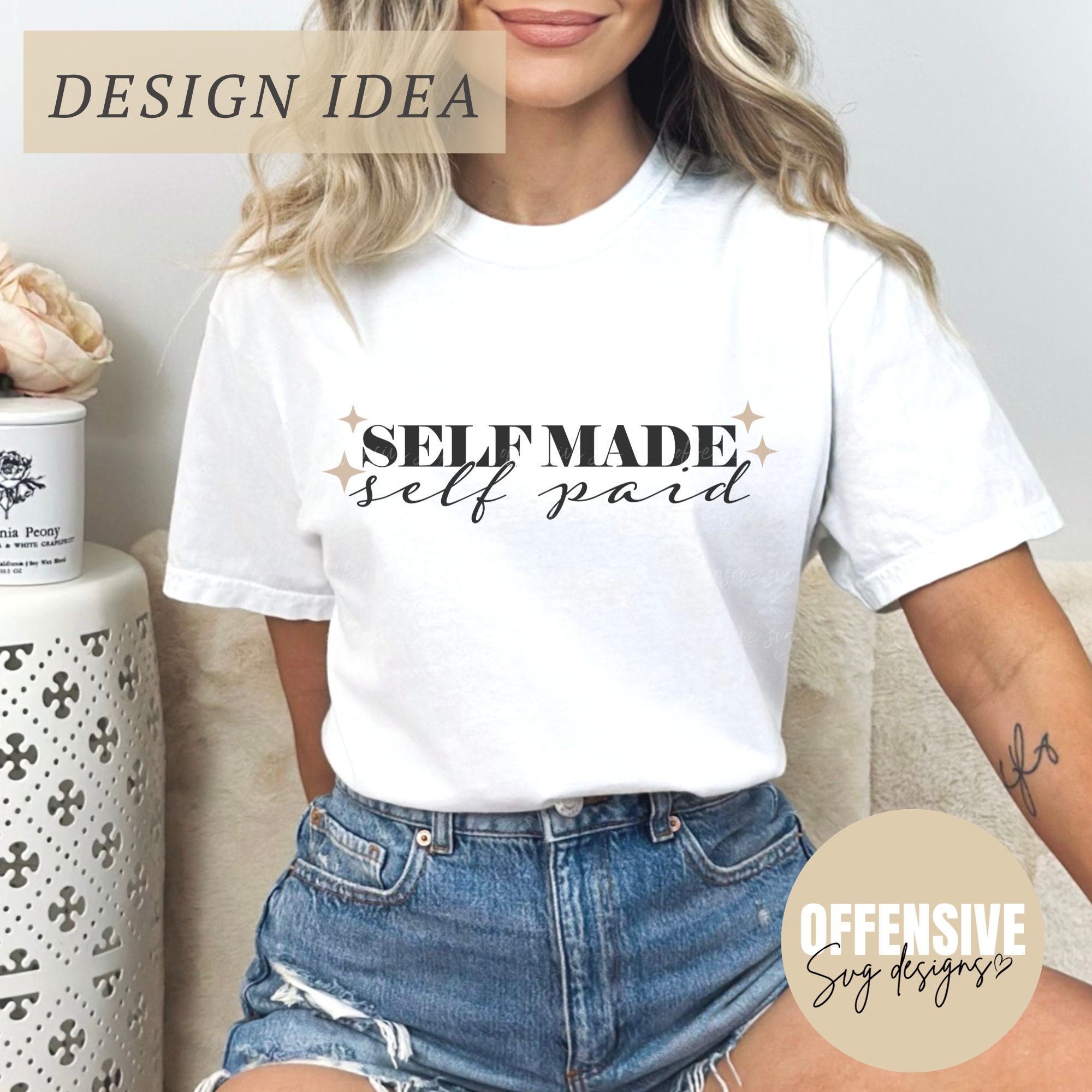 Self Made Self Paid SVG – Entrepreneur Boss Babe Design (digital ...