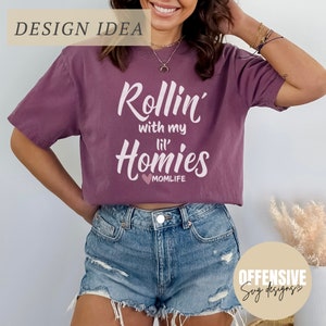 Rollin With My Homies Svg - Mothers Day Svg - Mom Life Svg - Car Decal ...