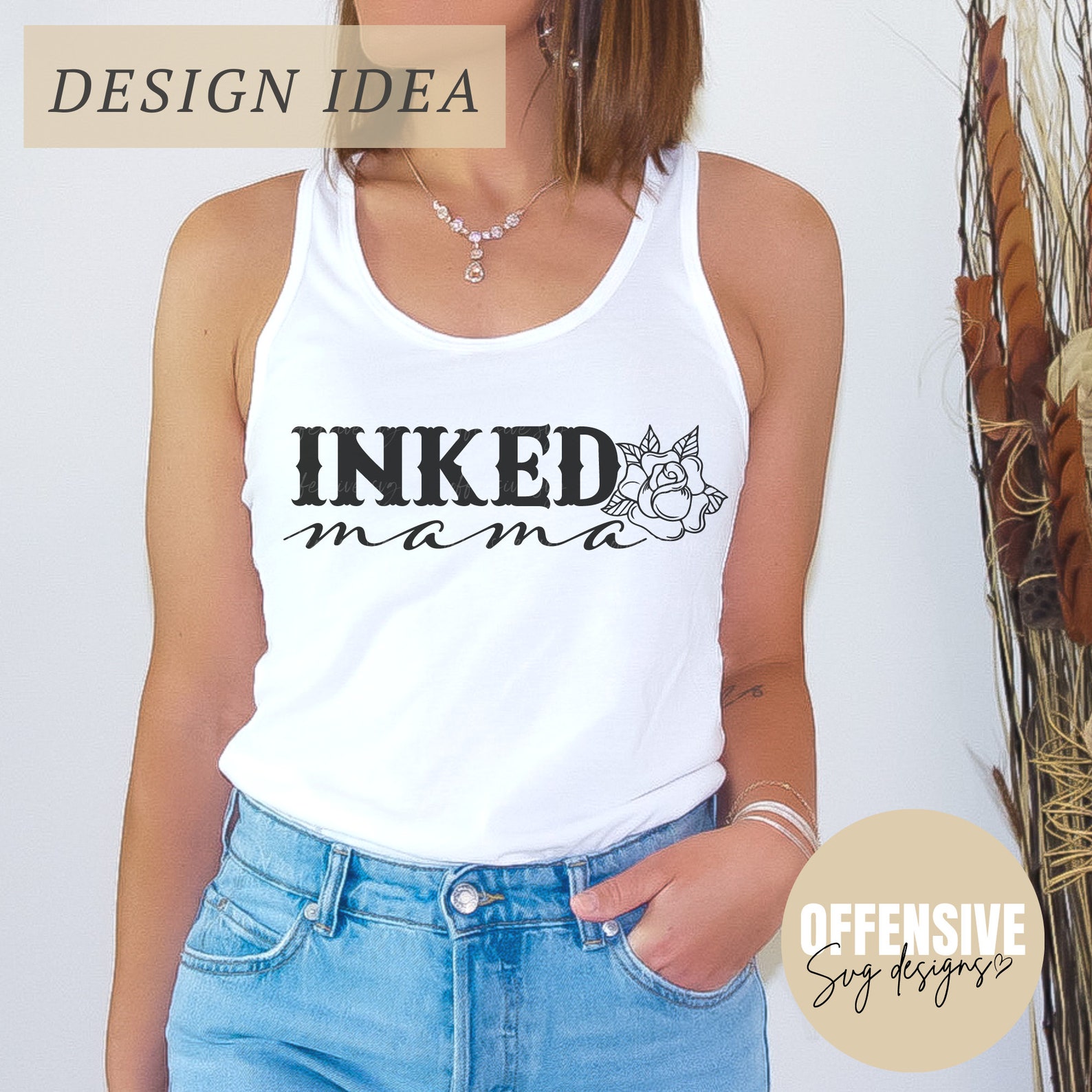 Inked Mama SVG – Tattooed Mom Design, Mothers Day (digital Download) - Etsy
