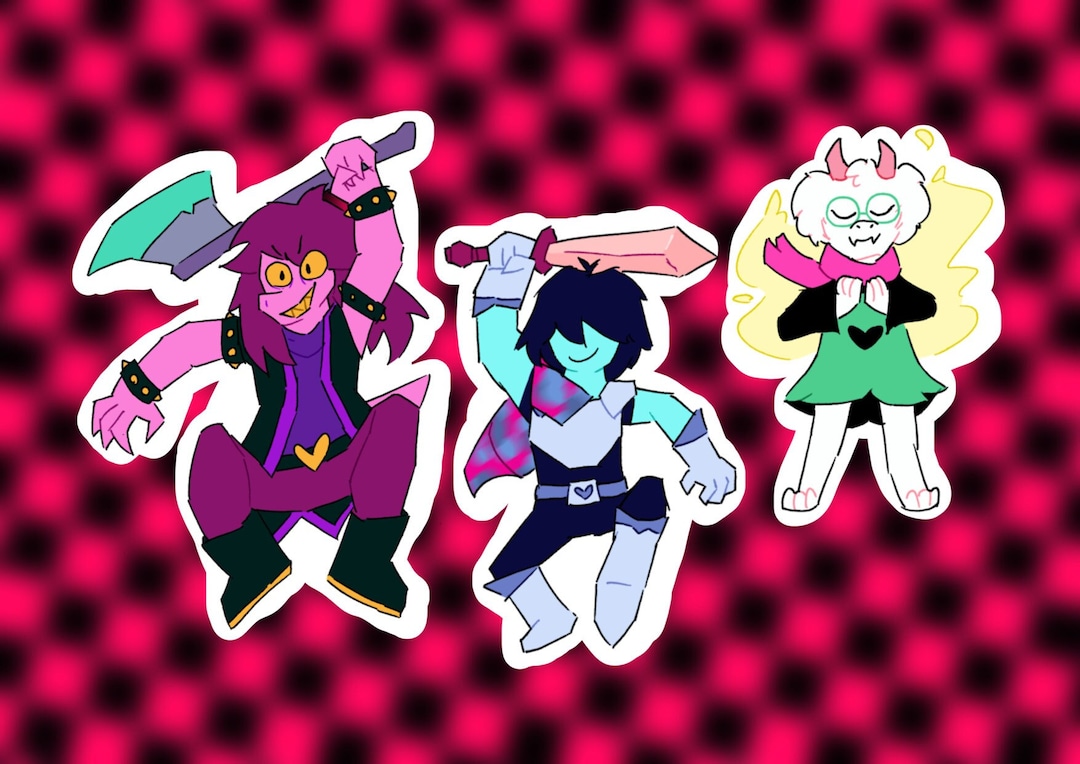 DELTARUNE Sticker Collection - Etsy