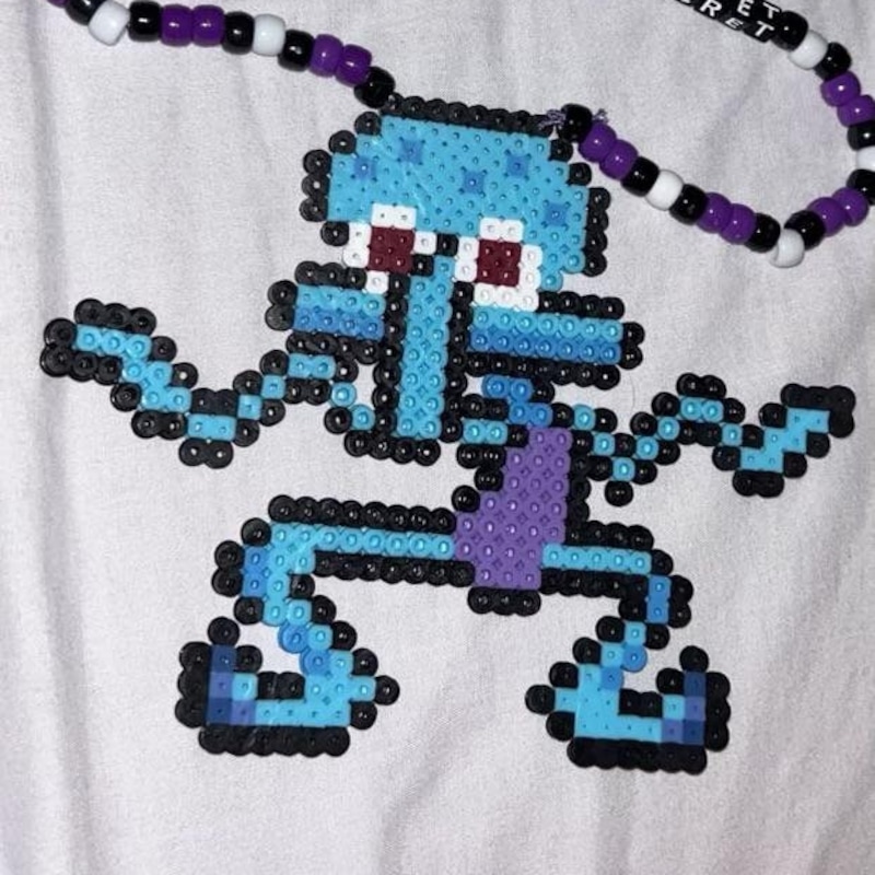 Perler Bead Necklace - Etsy