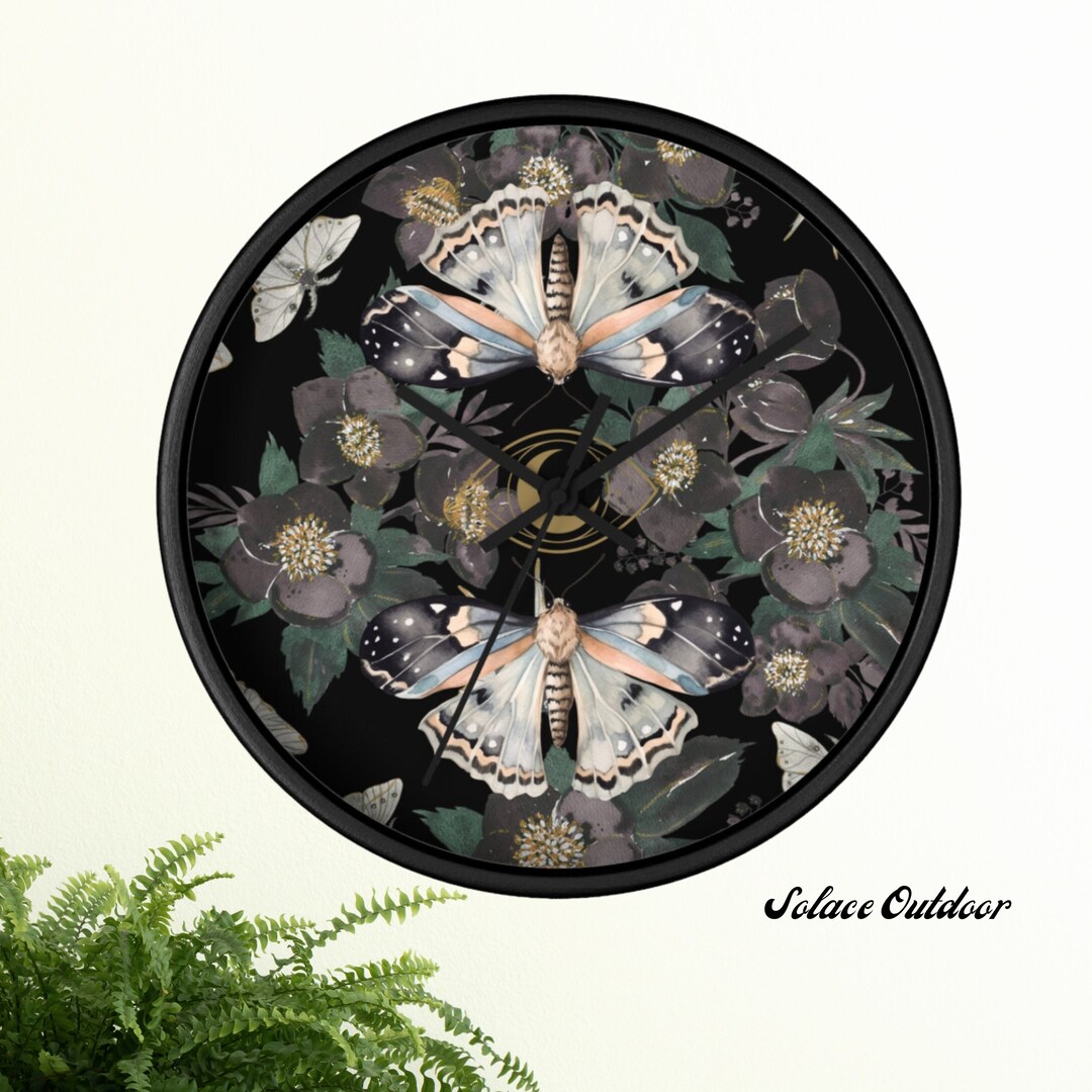 Whimsy Goth Wall Clock, Cottagecore Wall Decor, Whimsy Goth Decor ...