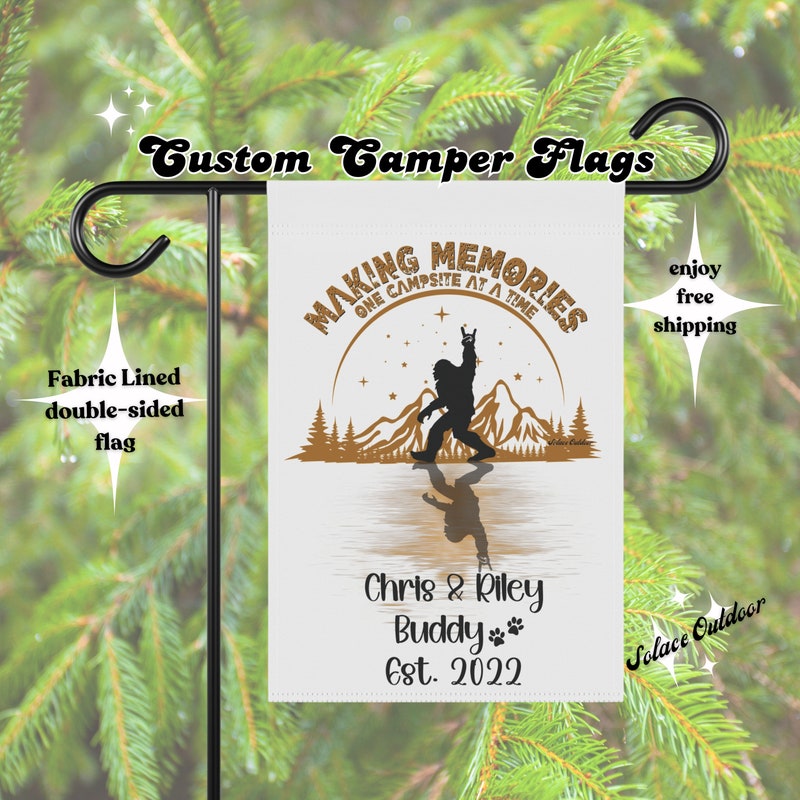 Camping Flag - Etsy