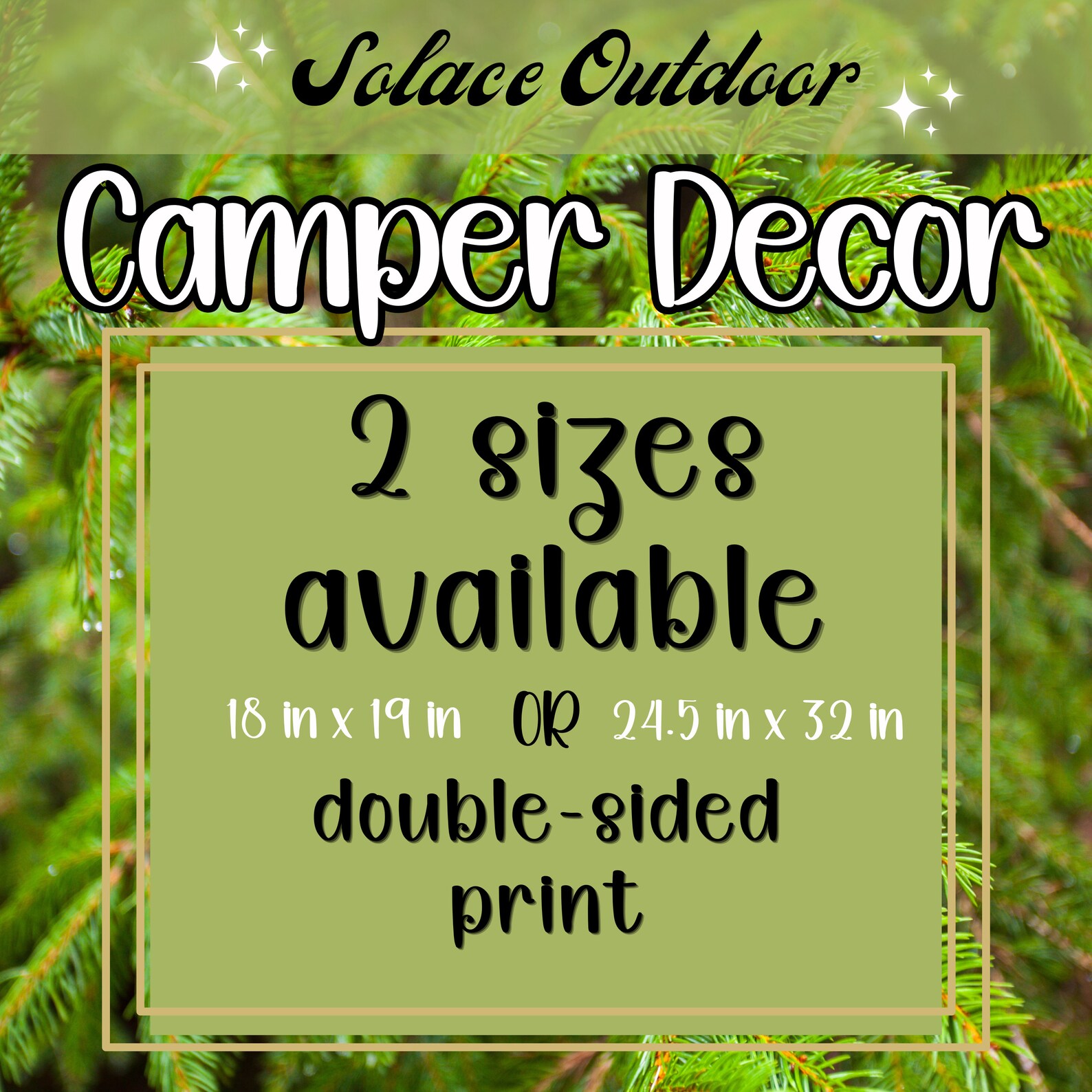 Custom Camper Flag Bear Sign for Cabin Home Custom Camping Gift Idea ...