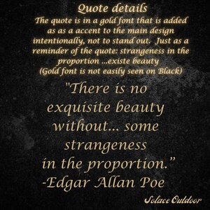 Personalized Lunar Moth Gothic Mug Edgar Allan Poe Quote Celestial ...