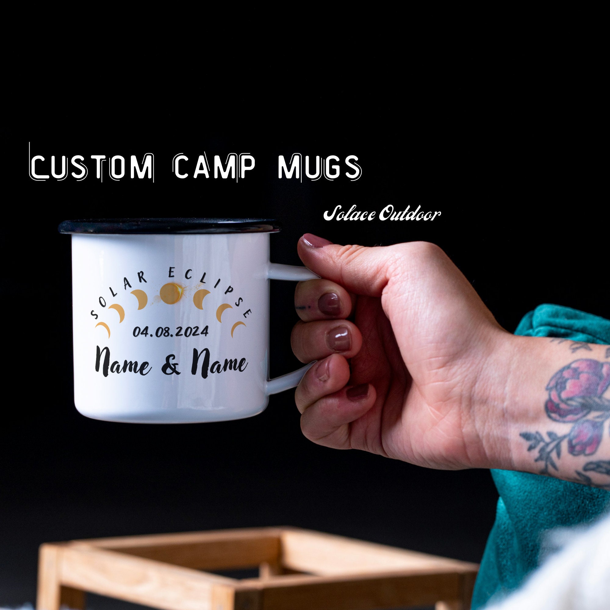 Personalized Solar Eclipse 2024 Engagement Gift, Custom Proposal Gift ...