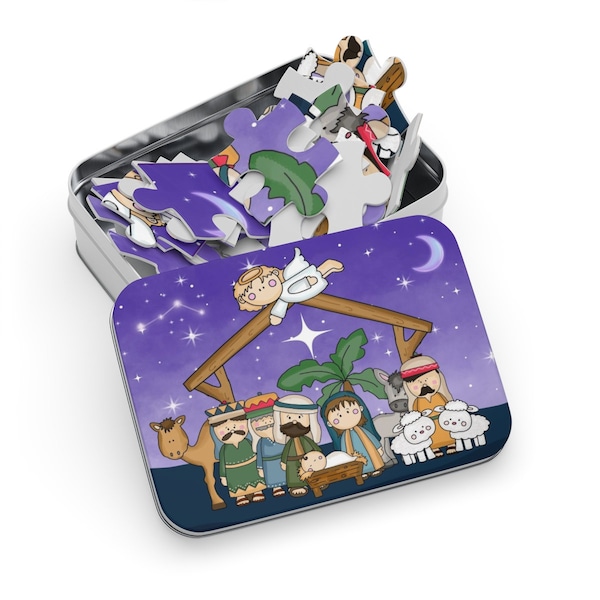 Nativity Puzzle - Etsy