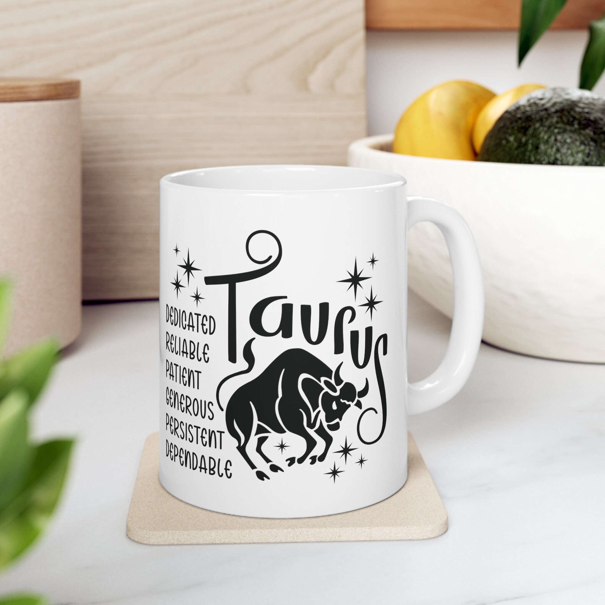 Customized Taurus Mug, Zodiac Signs Facts Mug, Horoscope Astrology ...