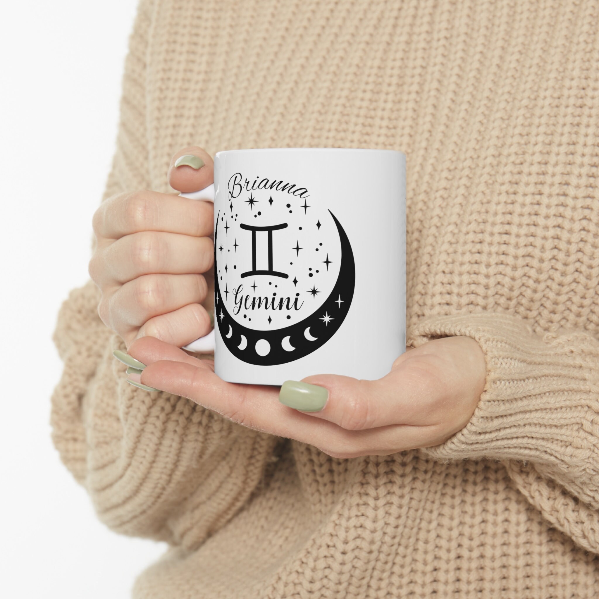 Personalized Gemini Gift Mug, Zodiac Signs Facts Mug, Horoscope ...