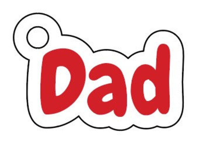 Daddy Keychain File | Digital File | Personalized | SVG | Glowforge Ready | Mira | Father's Day ...