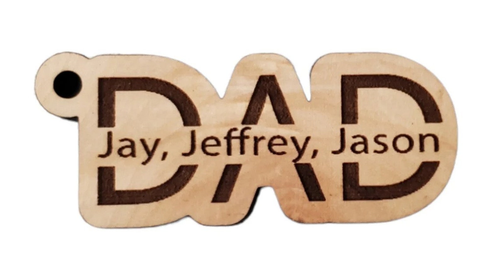 Dad Keychain File | Digital File | Personalized | SVG | Glowforge Ready ...