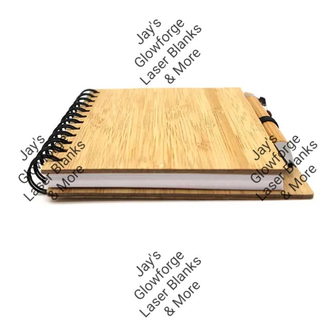 Notebook With Pen (5 Qty) | Glowforge | Mira | Thunder | Laser Blanks ...