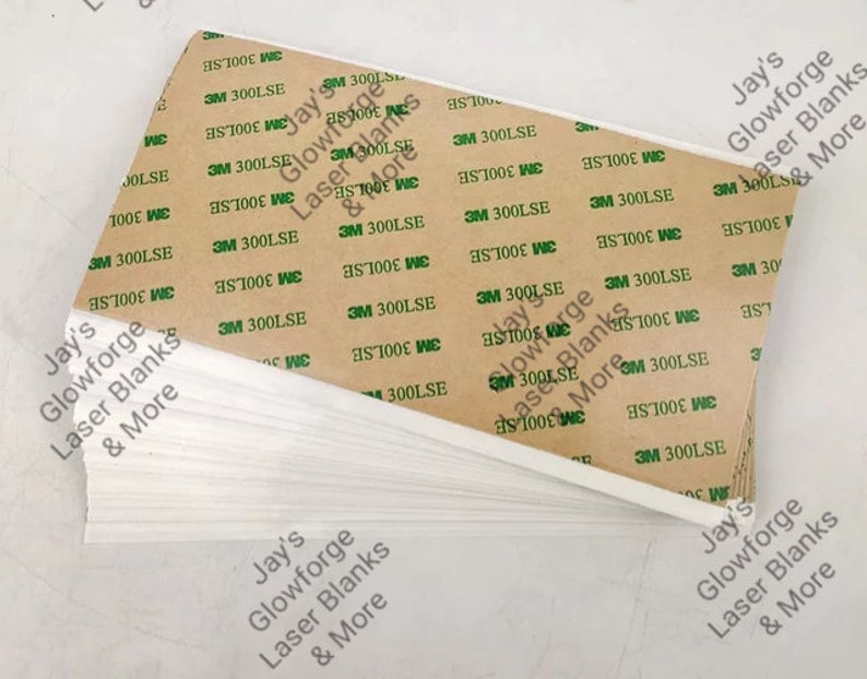 3M 300LSE Adhesive Sheets (23 Qty), 3M Sheets, Double Side Tape, Laser ...