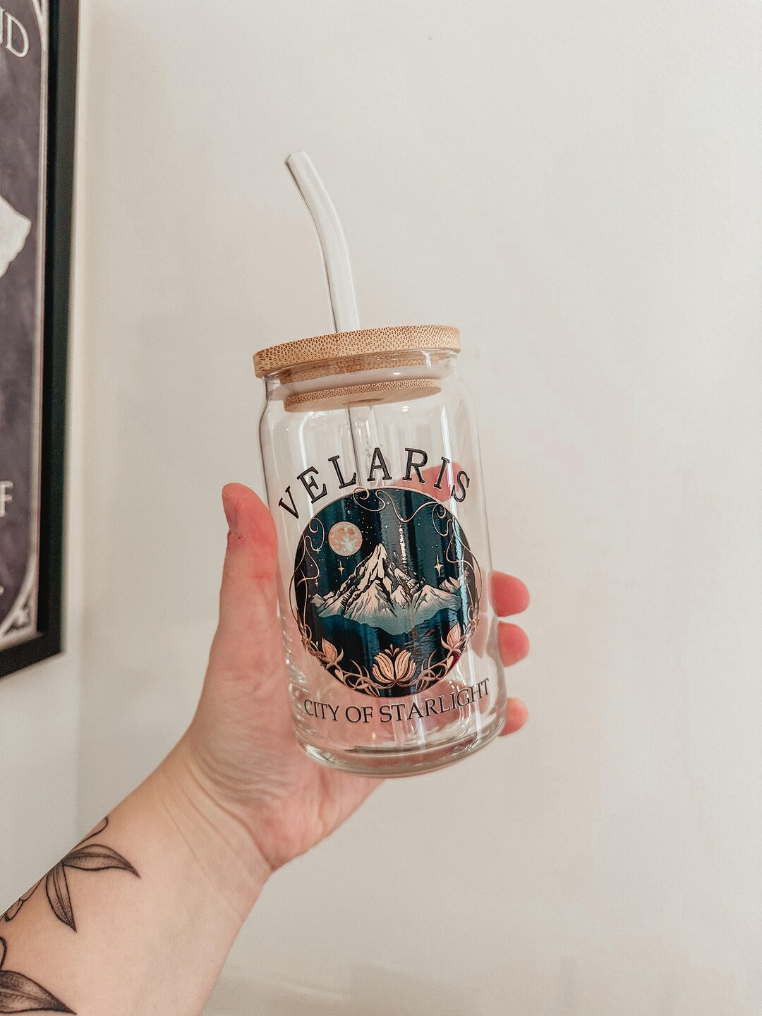 Velaris Cup, ACATOR Iced Coffee Cup, Trendy Iced Coffee Glass, City of ...