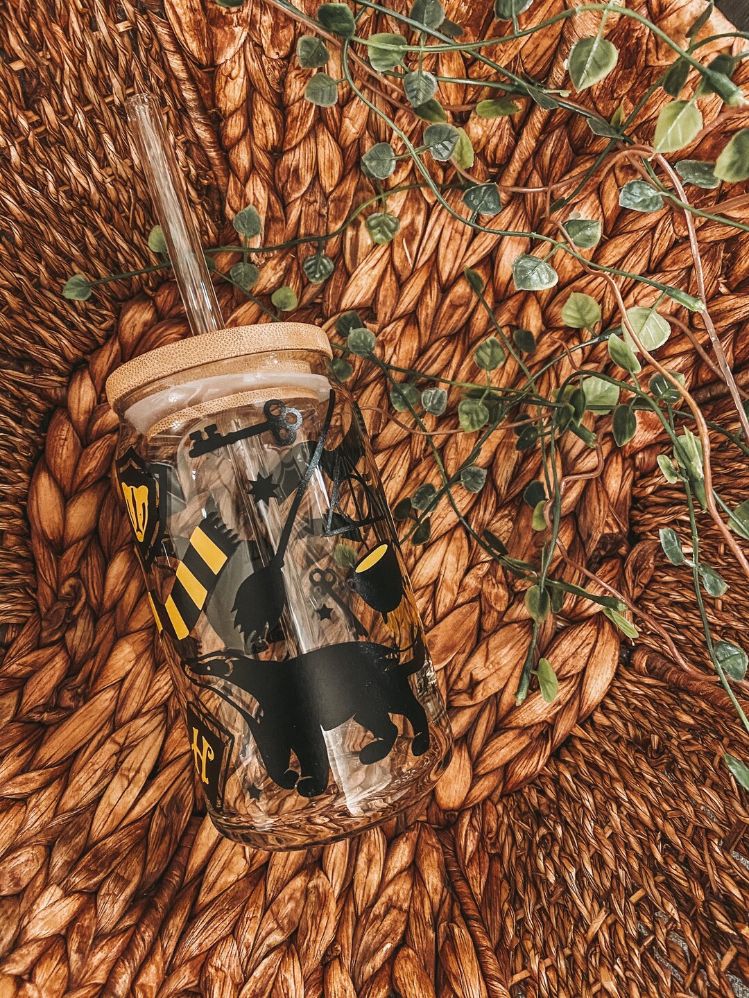 Wizard House Cup, Wizard Iced Coffee Glass, Wizard House Beer Can Glass ...