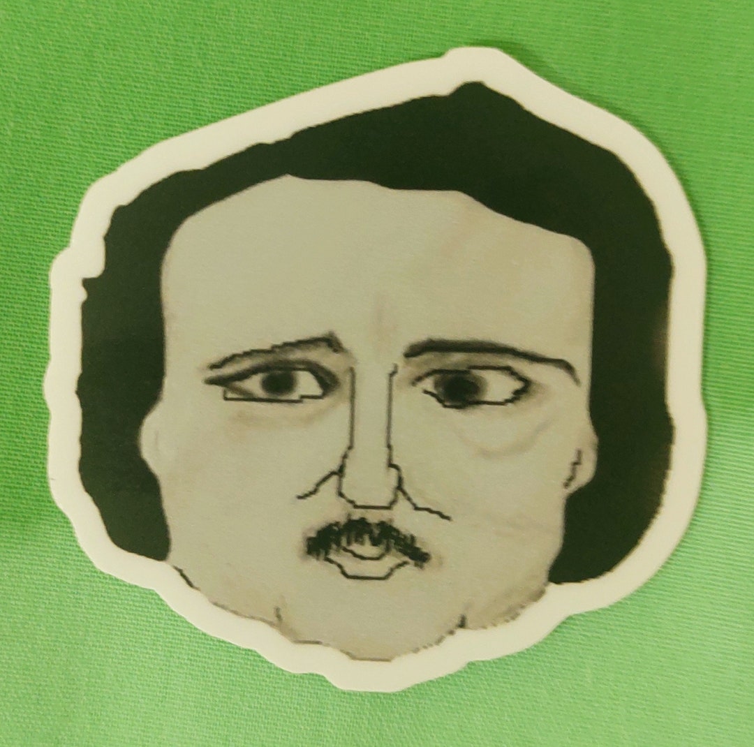 Poe Head Logo Die-cut Sticker - Etsy