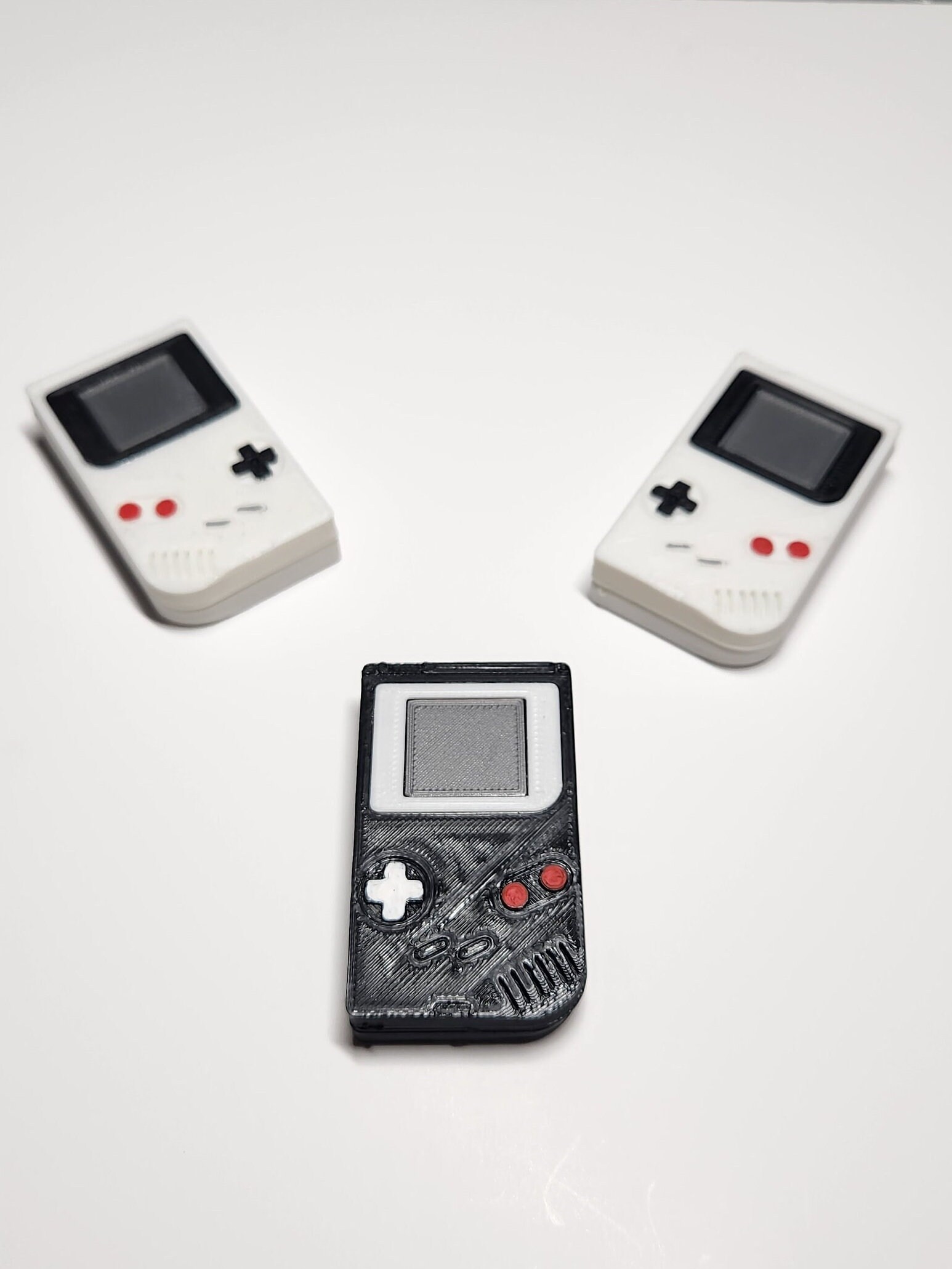 White Gameboy Fidget Slider, Haptic Slider, Fidget Clicker, Stress ...